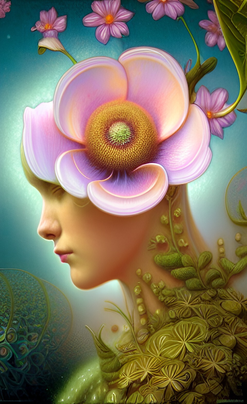 ArtStation - 1021 Fractal Flowers 4600 jpg pack wombo art | Artworks