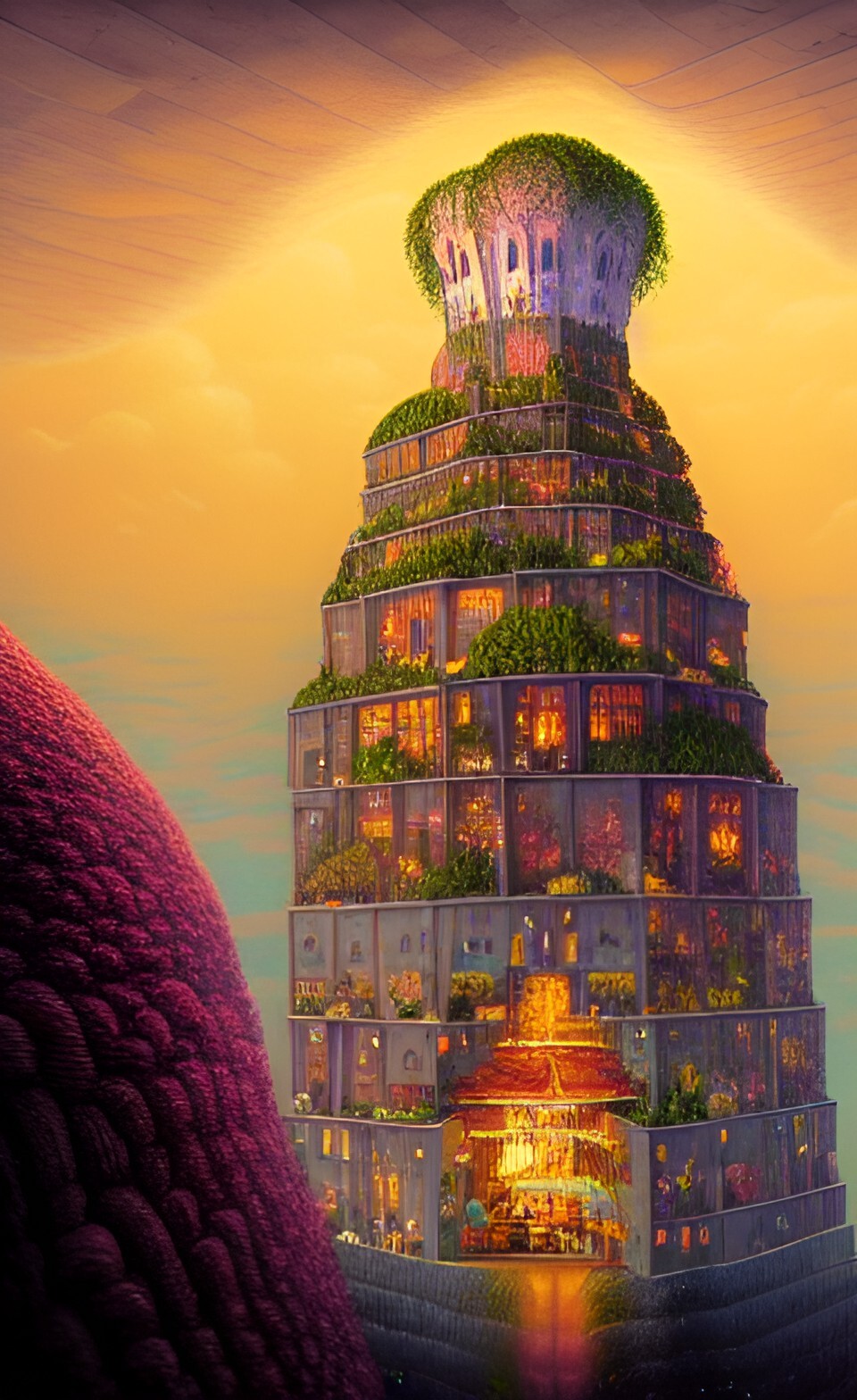 ArtStation - tower city coco 4700 jpg pack wombo art | Artworks