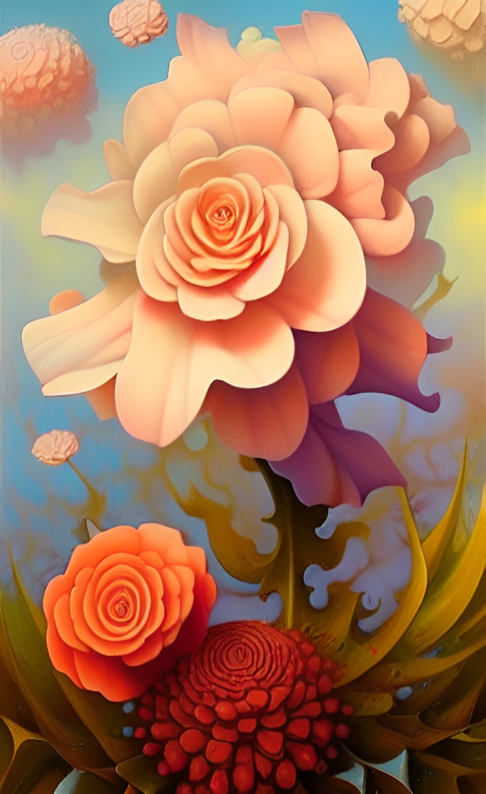 ArtStation - 1021 Fractal Flowers 4600 jpg pack wombo art | Artworks