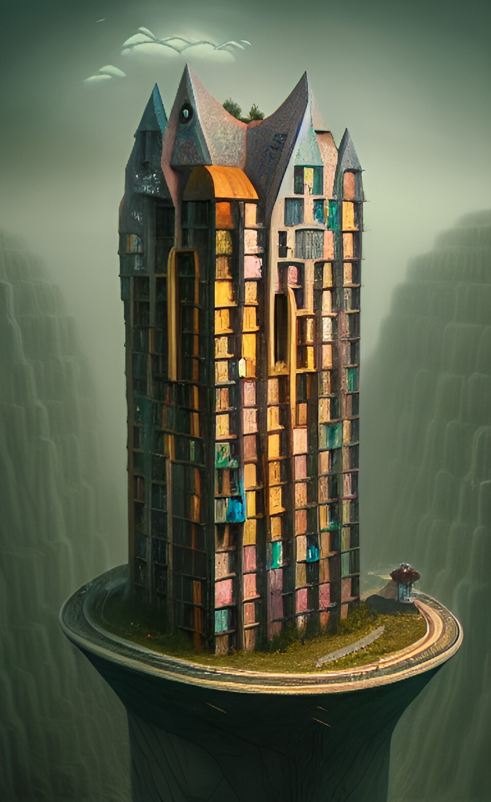 ArtStation - tower city coco 4700 jpg pack wombo art | Artworks