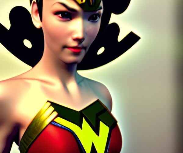 ArtStation - stylish cute wonderwoman 2400 jpg pack wombo art | Artworks