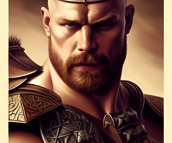 ArtStation - barbarian man 3200 jpg pack wombo art | Artworks