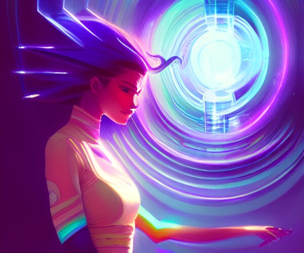 ArtStation - netrunner vortex vaporwave 4900 jpg pack wombo art | Artworks