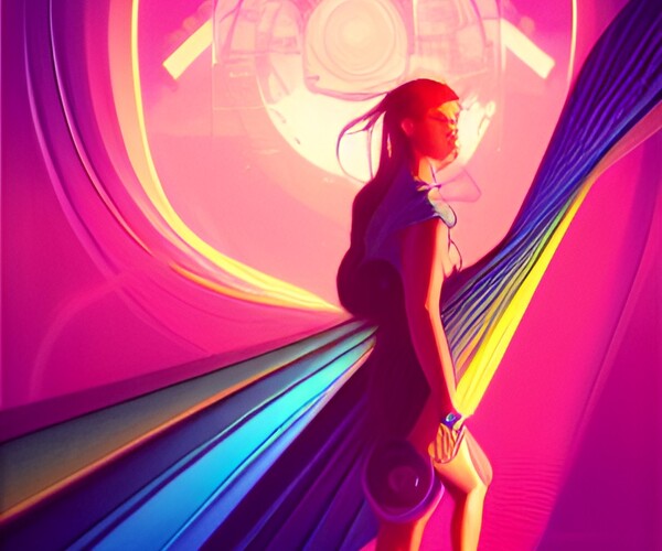 ArtStation - netrunner vortex vaporwave 4900 jpg pack wombo art | Artworks