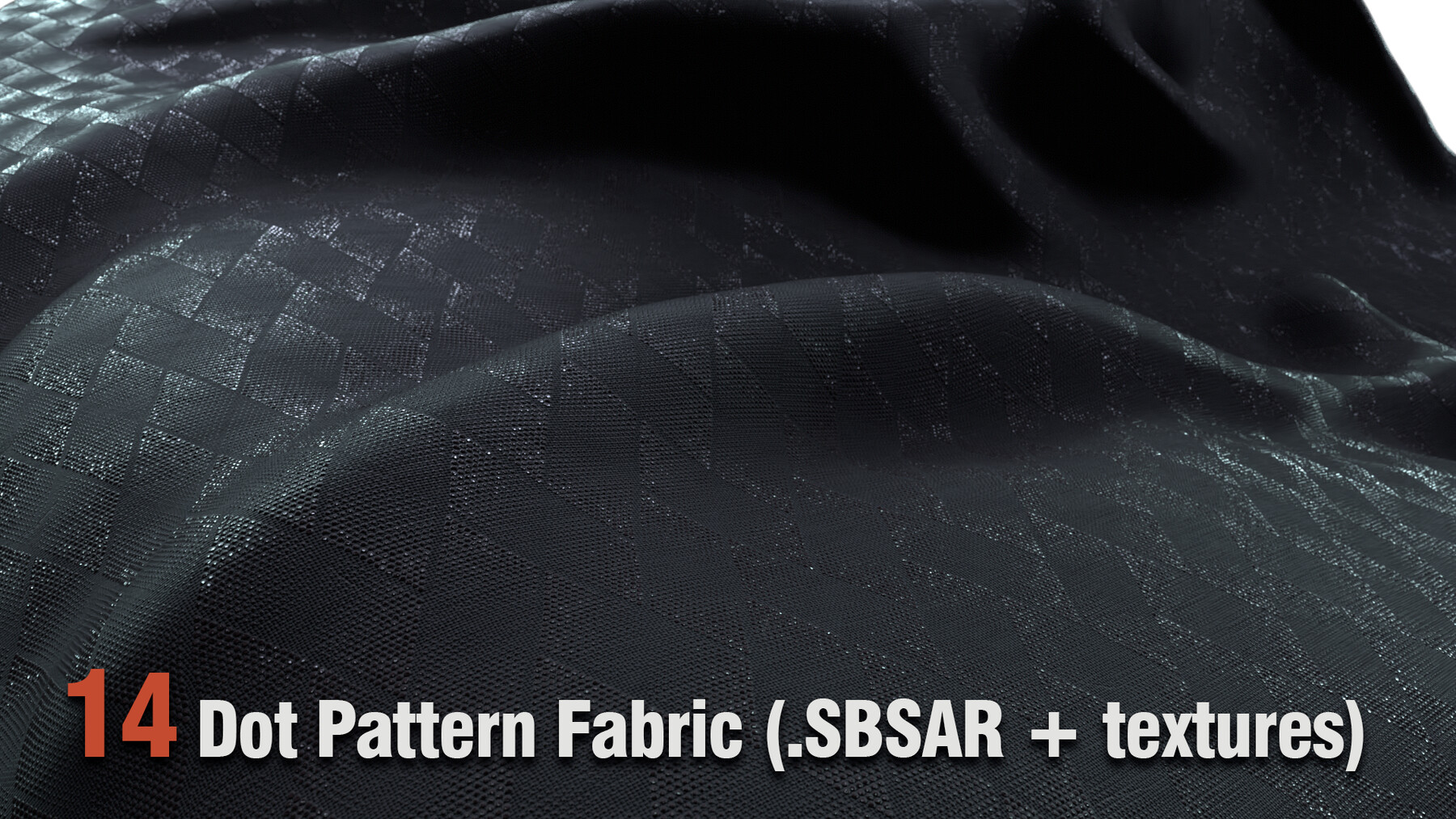 ArtStation - 14 Dot Pattern Fabric (.sbsar+textures) | Resources