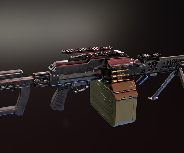 ArtStation - PKP Pecheneg with Zenitco Pack | Game Assets