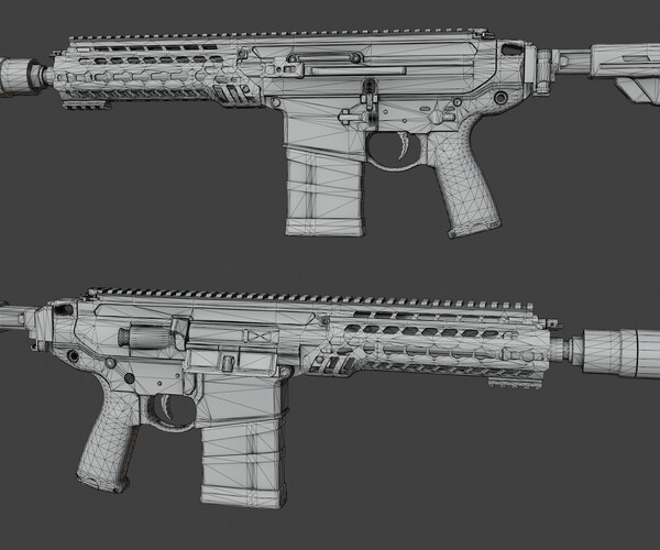 ArtStation - Sig MCX Raptor | Game Assets