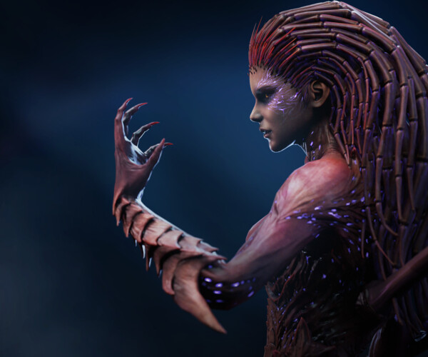 ArtStation - StarCraft Character modeling - Blender 3.3 full process ...