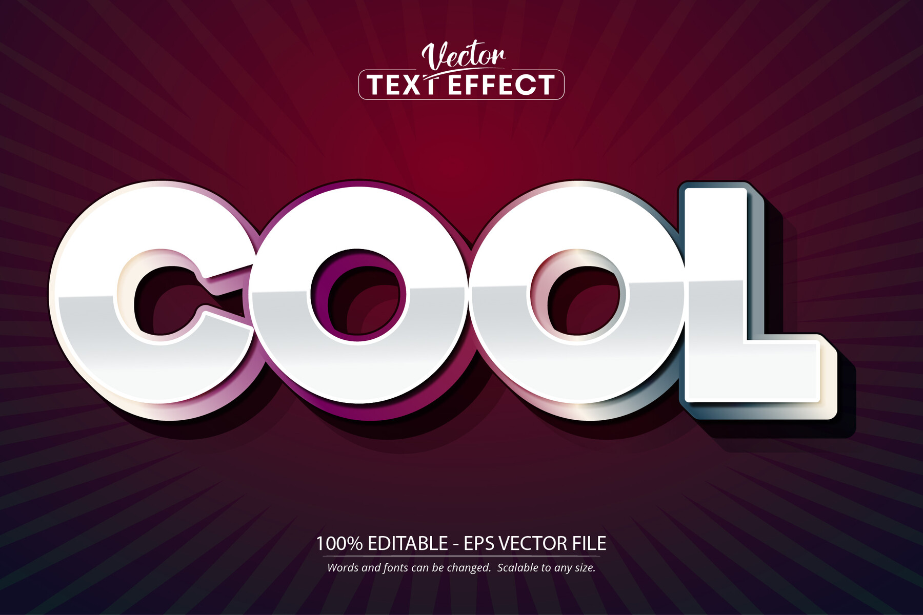 ArtStation - Cool text effect, editable game and cartoon text style ...