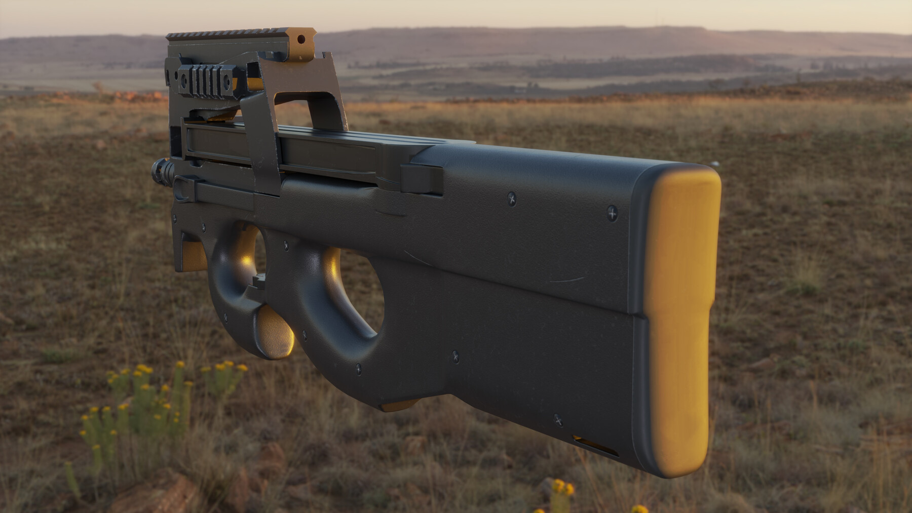 ArtStation - FN P90 | Game Assets