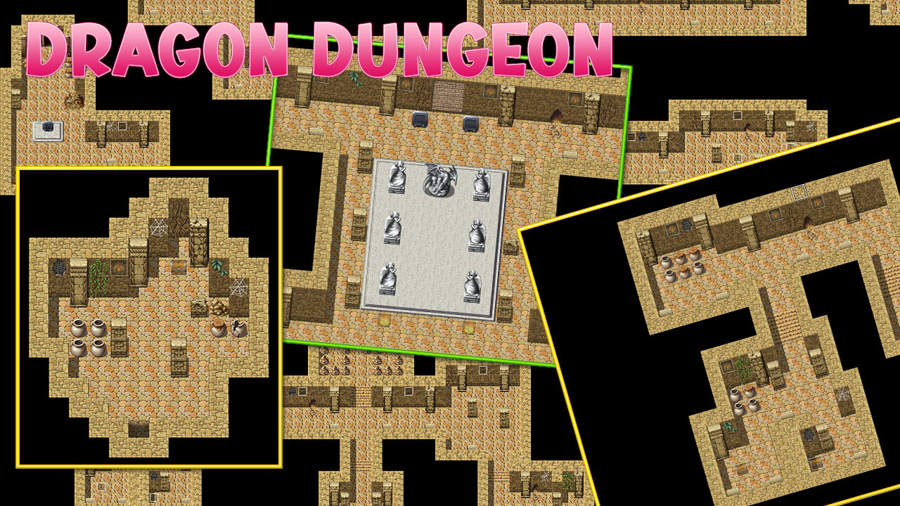 ArtStation - DUNGEONS VOLUME 2 (RPG MAKER Map Presets) | Game Assets