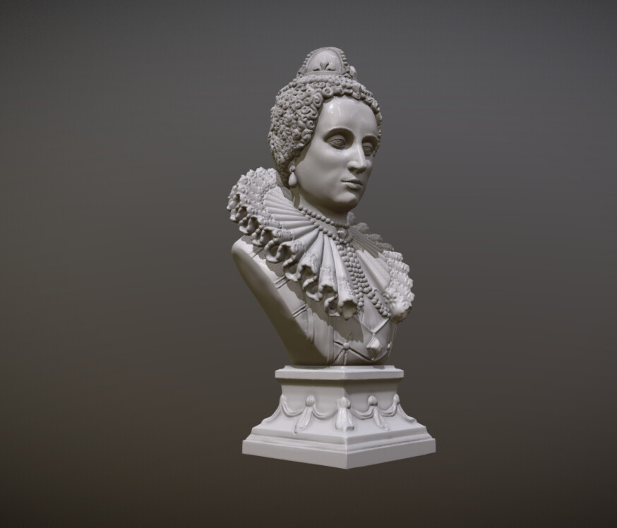 ArtStation - Bust of Elizabeth I of England | Resources