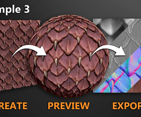 ArtStation - Tile Forge - Zbrush plugin for creating tiling textures | Resources