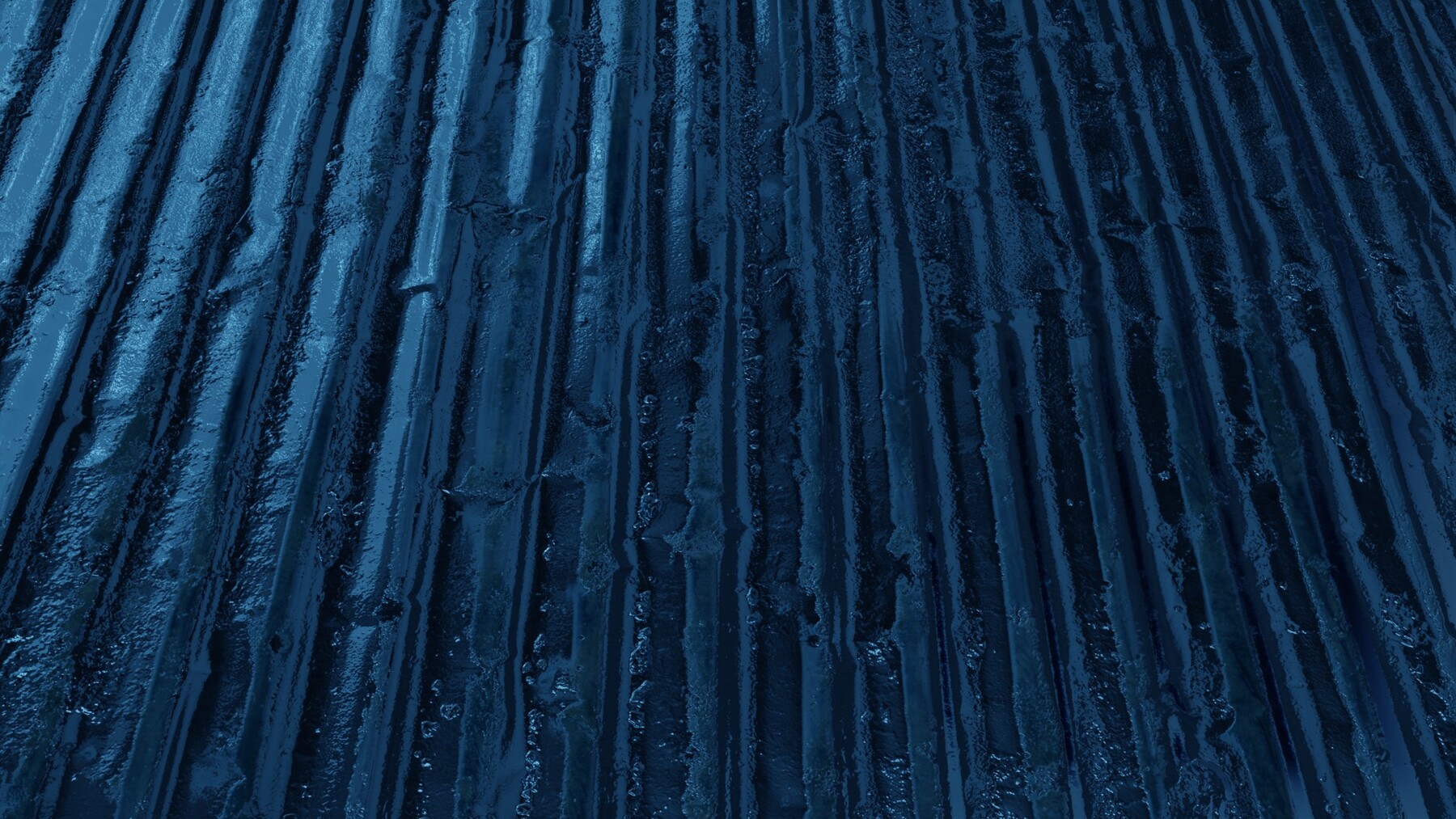 ArtStation - Blue Corrugated Steel PBR Texture | Game Assets