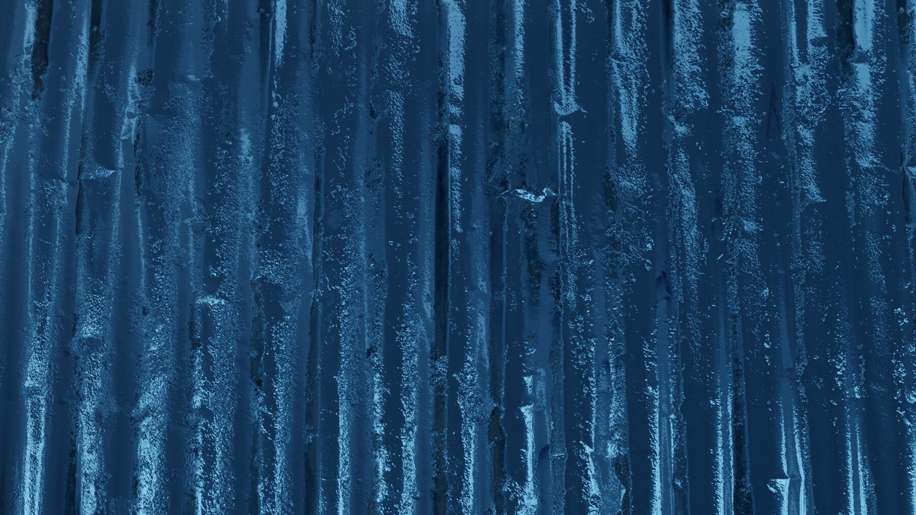 ArtStation - Blue Corrugated Steel PBR Texture | Game Assets