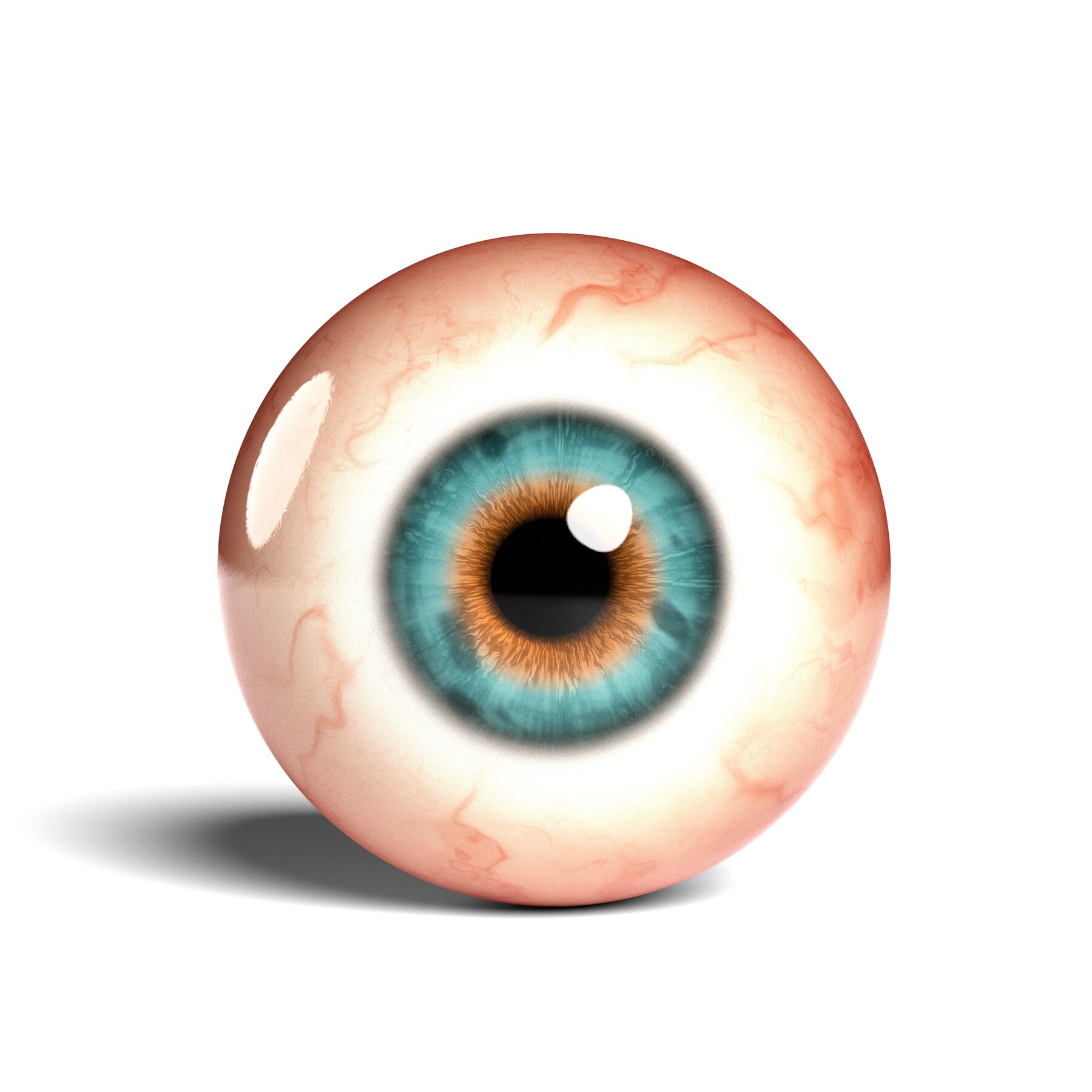 ArtStation - Eyeball Mesh & A Procedural Shader Tree for Blender | Game ...