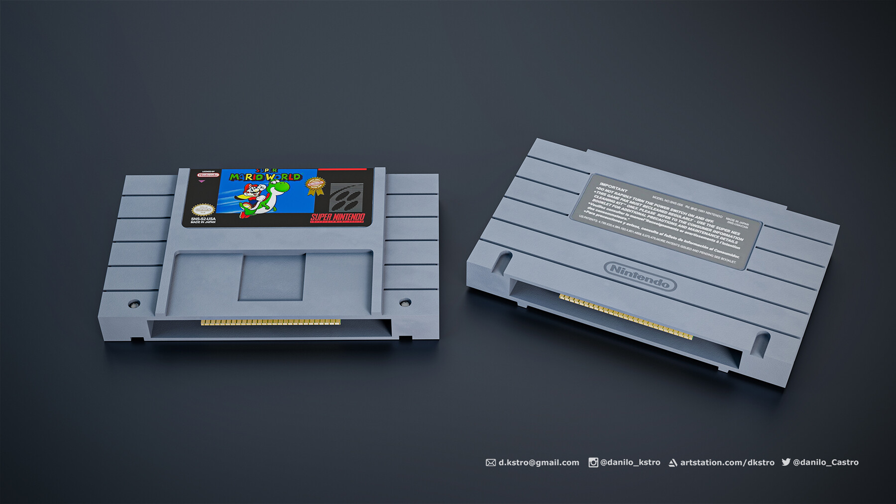 ArtStation - Super Nintendo Console | Lowpoly | 4k Textures | Game Assets