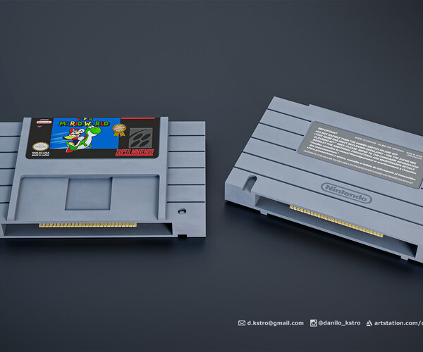 ArtStation - Super Nintendo Console | Lowpoly | 4k Textures | Game Assets
