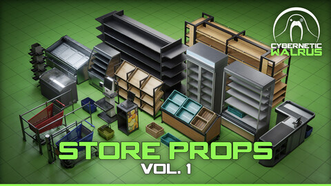 ArtStation - Warehouse Props Vol. 1 | Game Assets