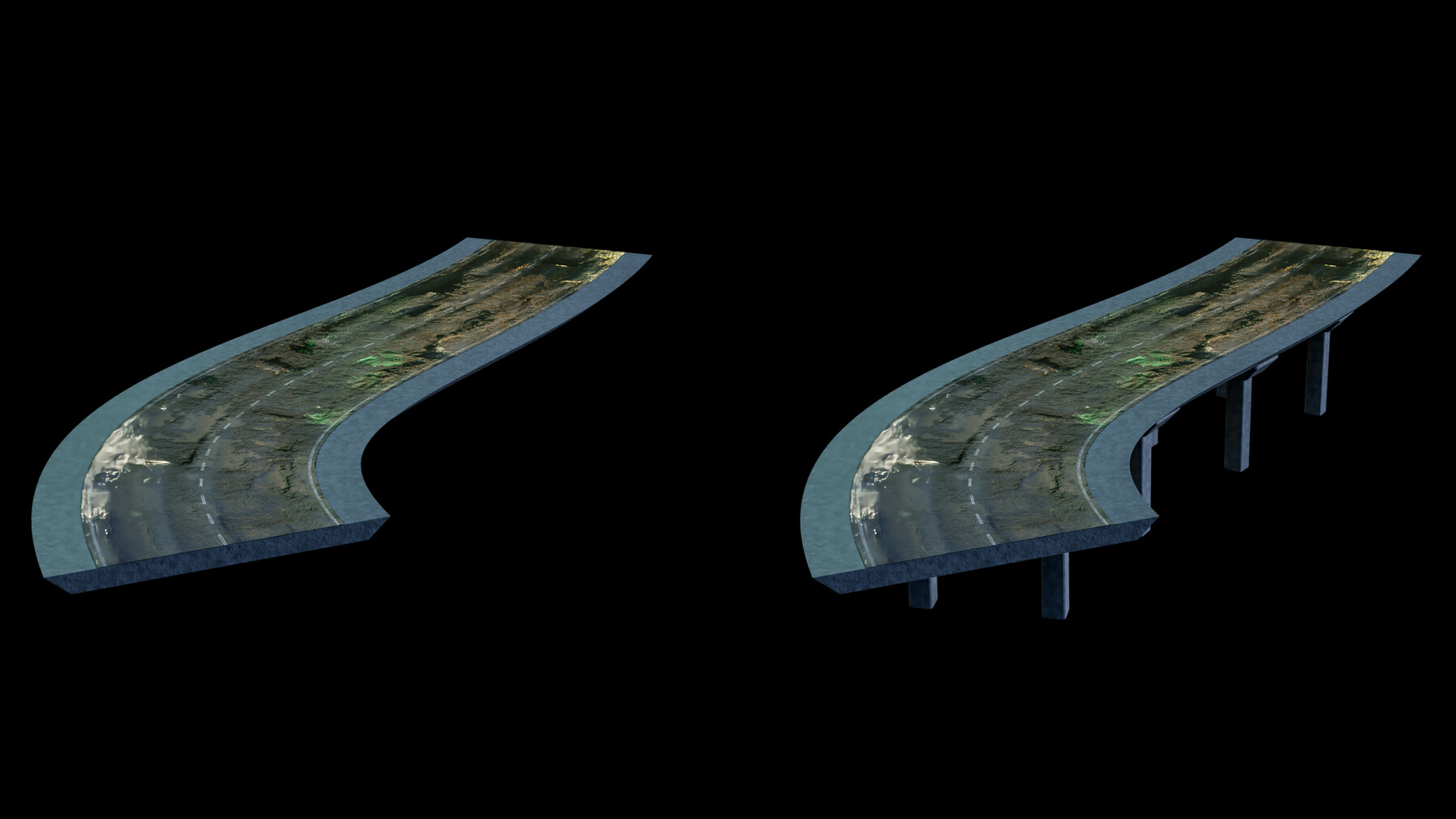 Me Art Studio - Procedural Highway Bridge Generator