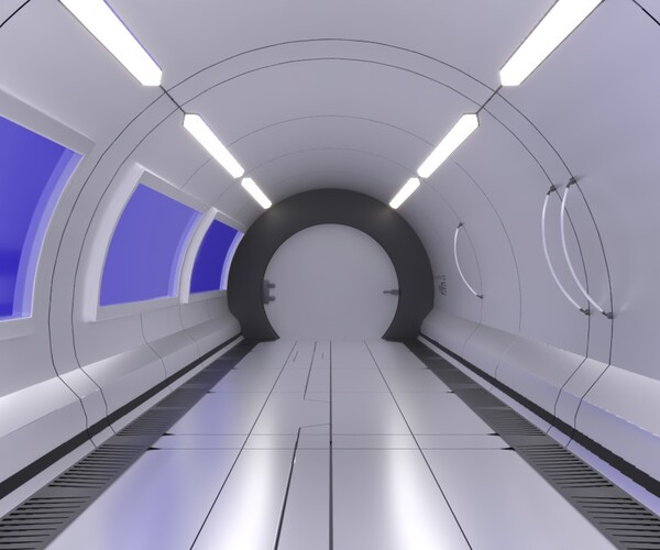 ArtStation - Sci-Fi TUNNEL | Game Assets