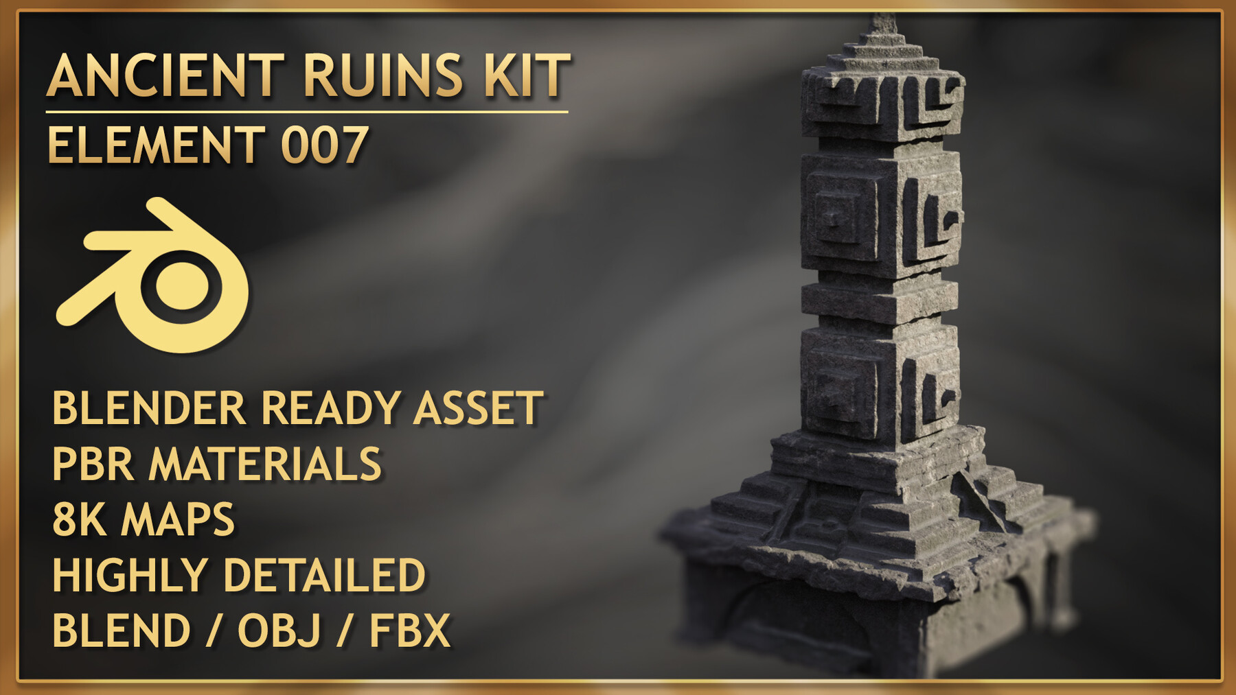 ArtStation - Ancient Ruins Kit - Element 008 | Resources