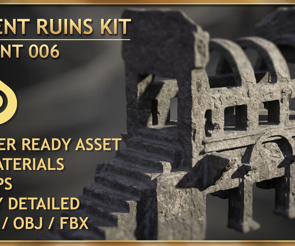 ArtStation - Ancient Ruins Kit - Element 007 | Resources