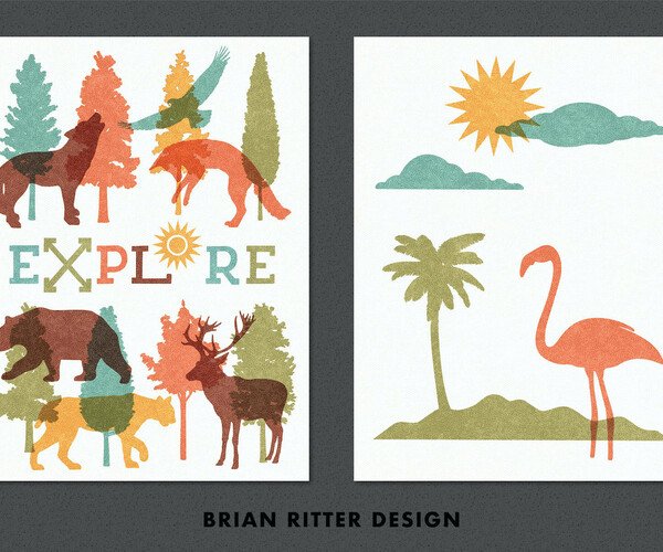 ArtStation - Landscape Toolkit for Procreate | Artworks