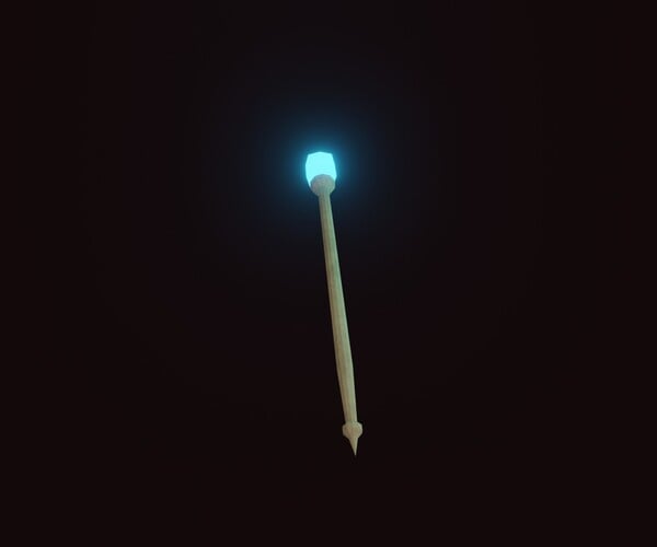 ArtStation - Stylized Mage Staff 3D Model | Game Assets