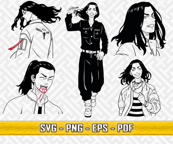 ArtStation - Tokyo Revengers SVG / Baji SVG / Tokyo Manji / Anime SVG ...