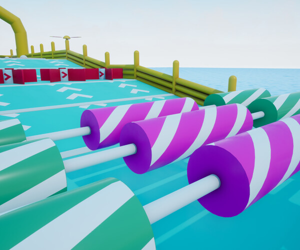 ArtStation - Platform obstacle course Unreal Engine | Game Assets