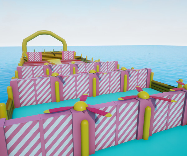 ArtStation - Platform obstacle course Unreal Engine | Game Assets