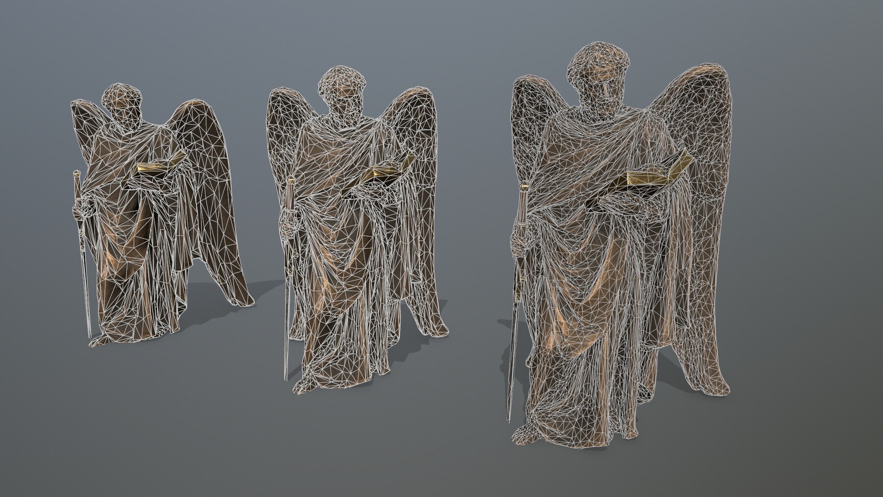 ArtStation - Old Man Statue | Game Assets