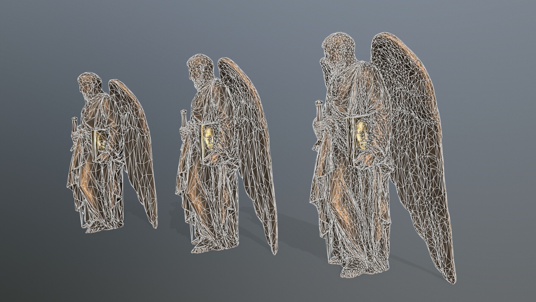 ArtStation - Old Man Statue | Game Assets