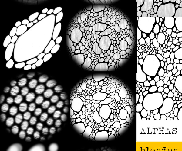 ArtStation - Scale Alphas for Blender, Zbrush and others | Brushes