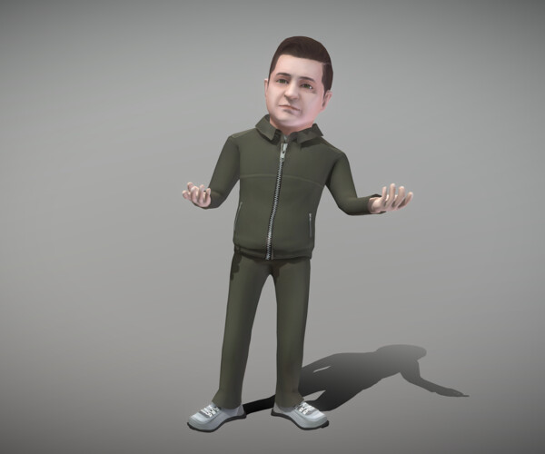 ArtStation - Cartoon Zelenskyy | Resources
