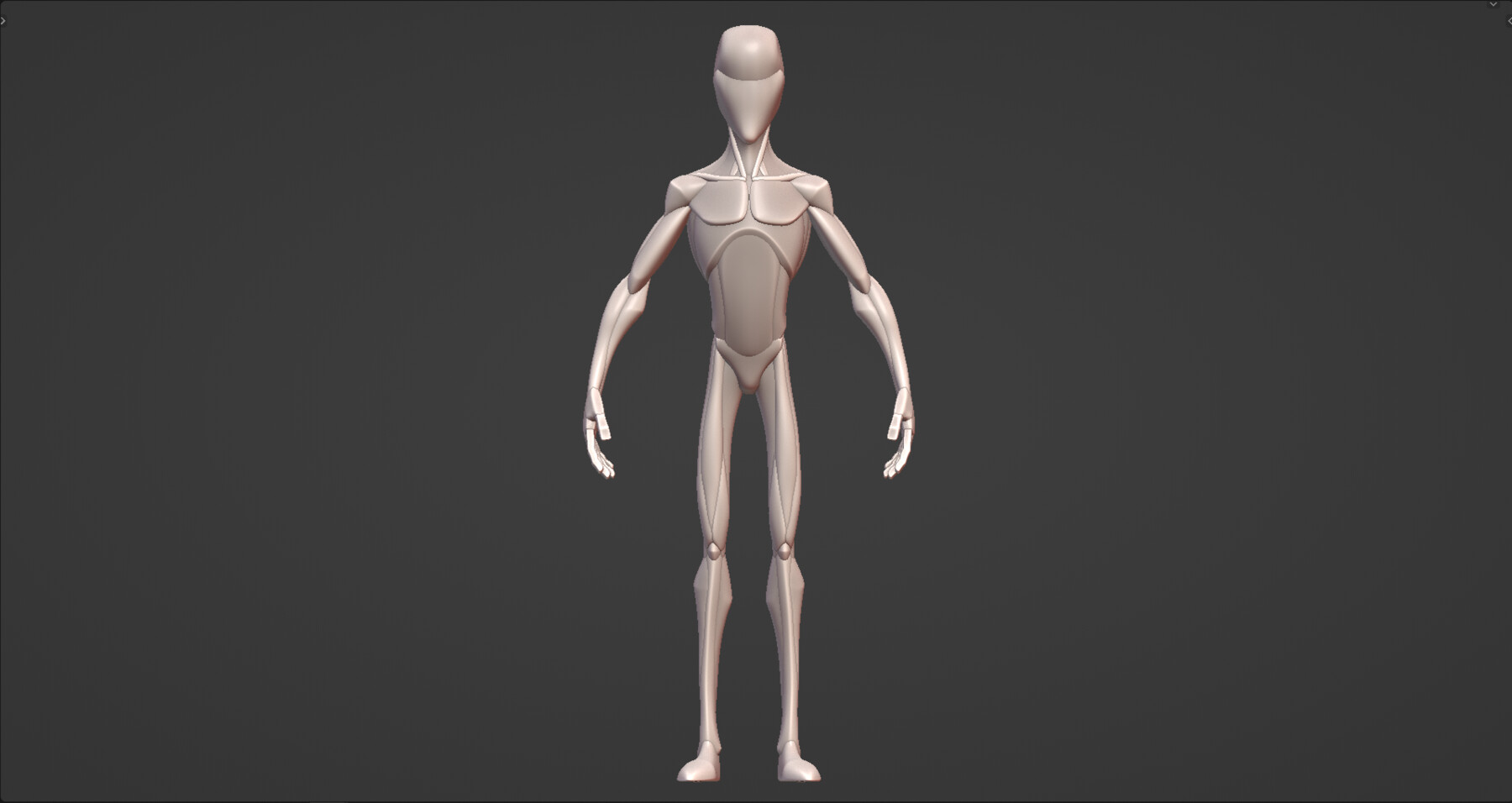 ArtStation - Stylized Thin Man Anatomy Blockout | Resources