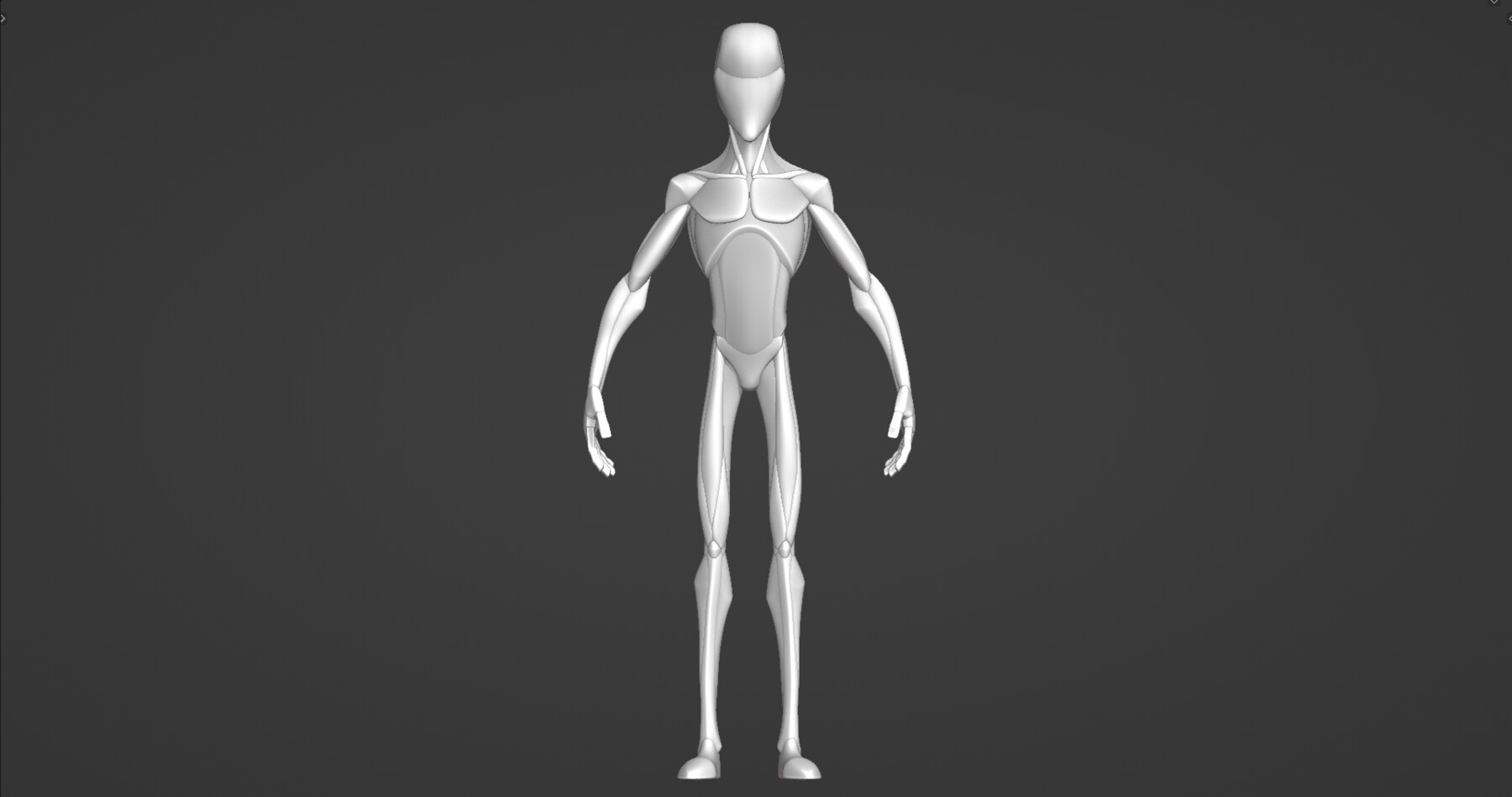 ArtStation - Stylized Thin Man Anatomy Blockout | Resources