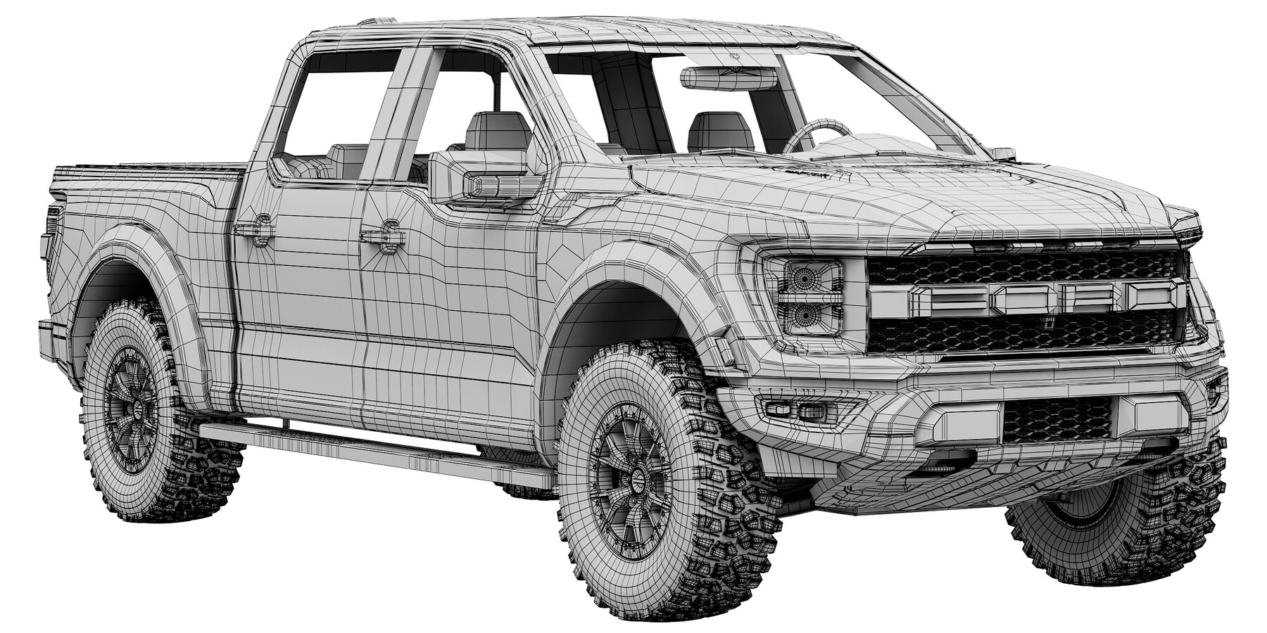 Ford Raptor Drawing