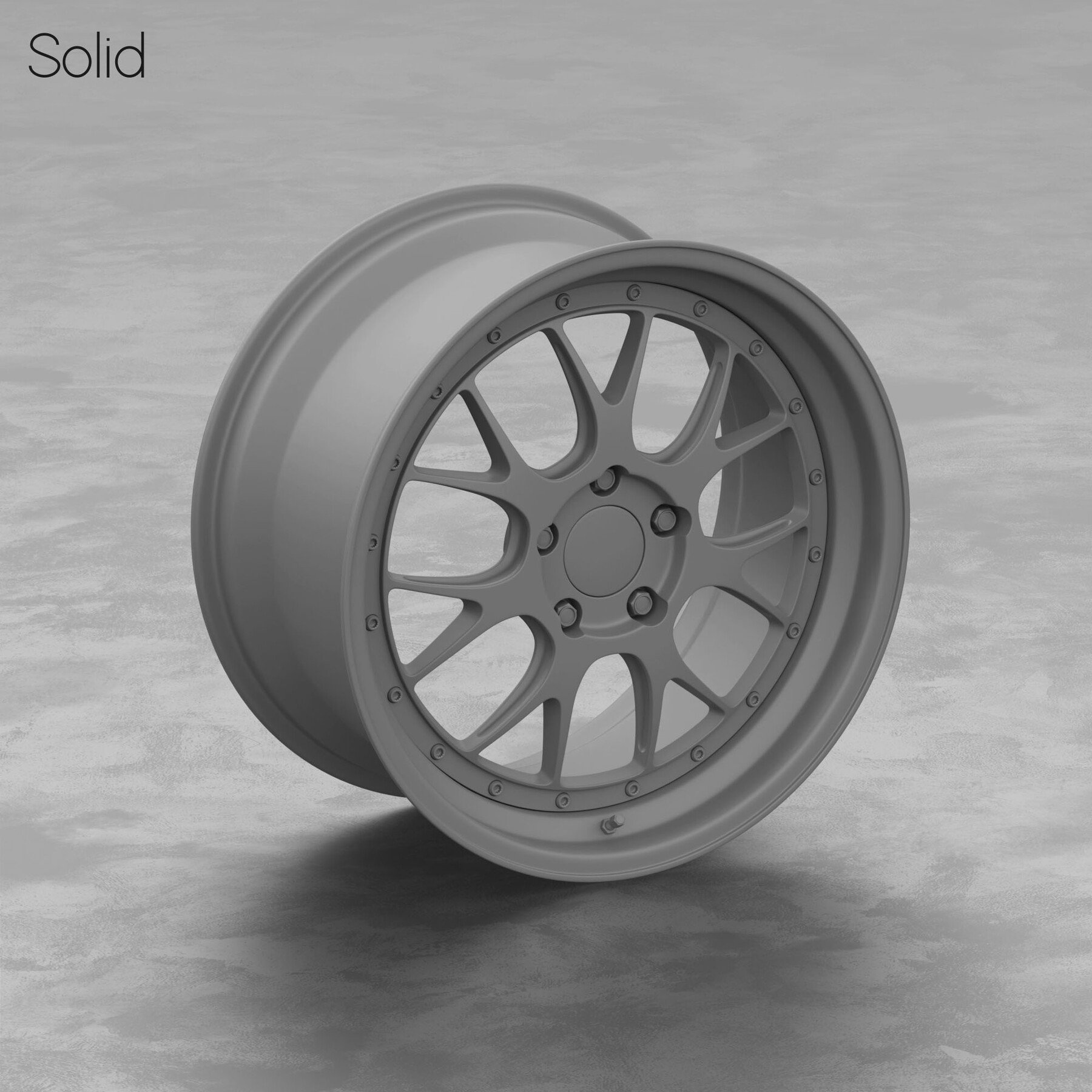 ArtStation - BBS LM-R Rim/Wheel 3D Model | Resources