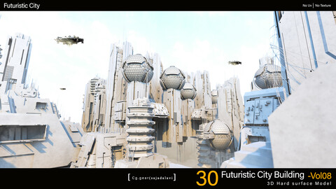 ArtStation - sci fi futuristic city building vol 04 | Resources