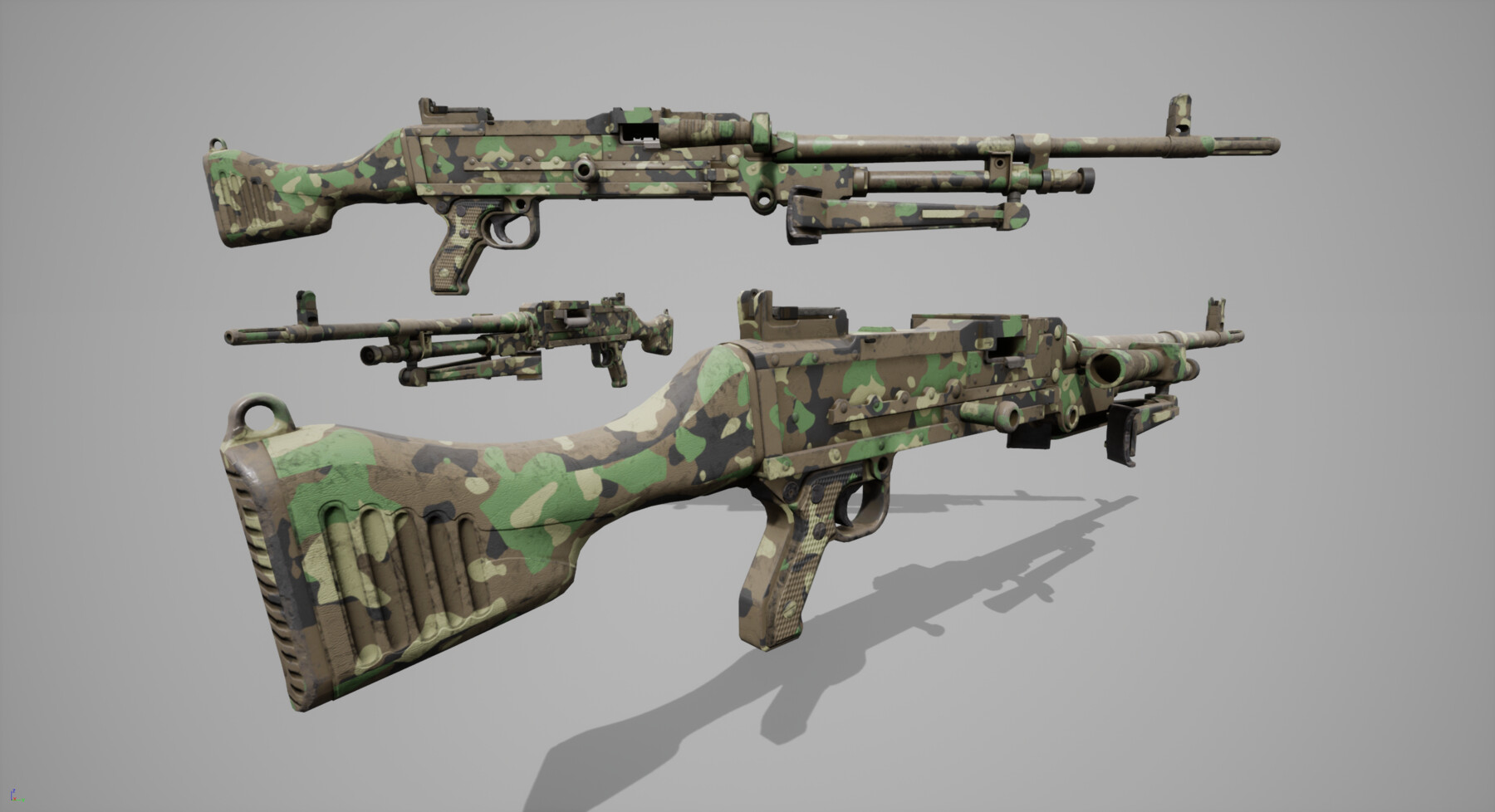 ArtStation - High Detail GPMG with extra skins | Game Assets