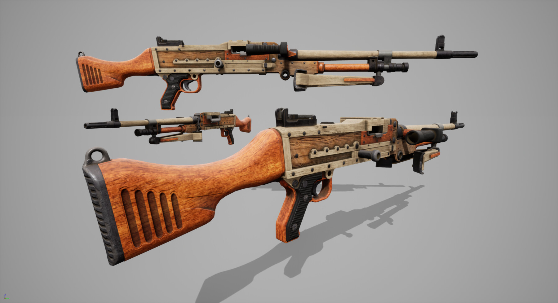 ArtStation - High Detail GPMG with extra skins | Game Assets