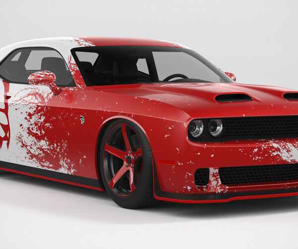 ArtStation - Dodge Challenger Hellcat 2022 Custom | Resources