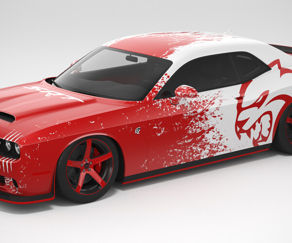 ArtStation - Dodge Challenger Hellcat 2022 Custom | Resources