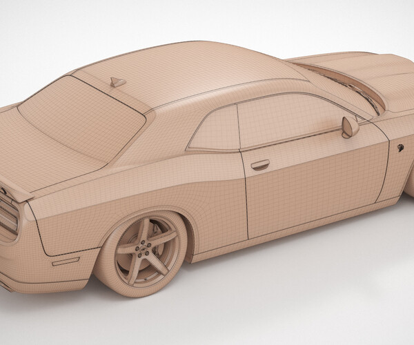 ArtStation - Dodge Challenger Hellcat 2022 Custom | Resources