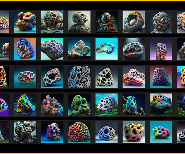 ArtStation - Alien rocks : +170 photos | Artworks