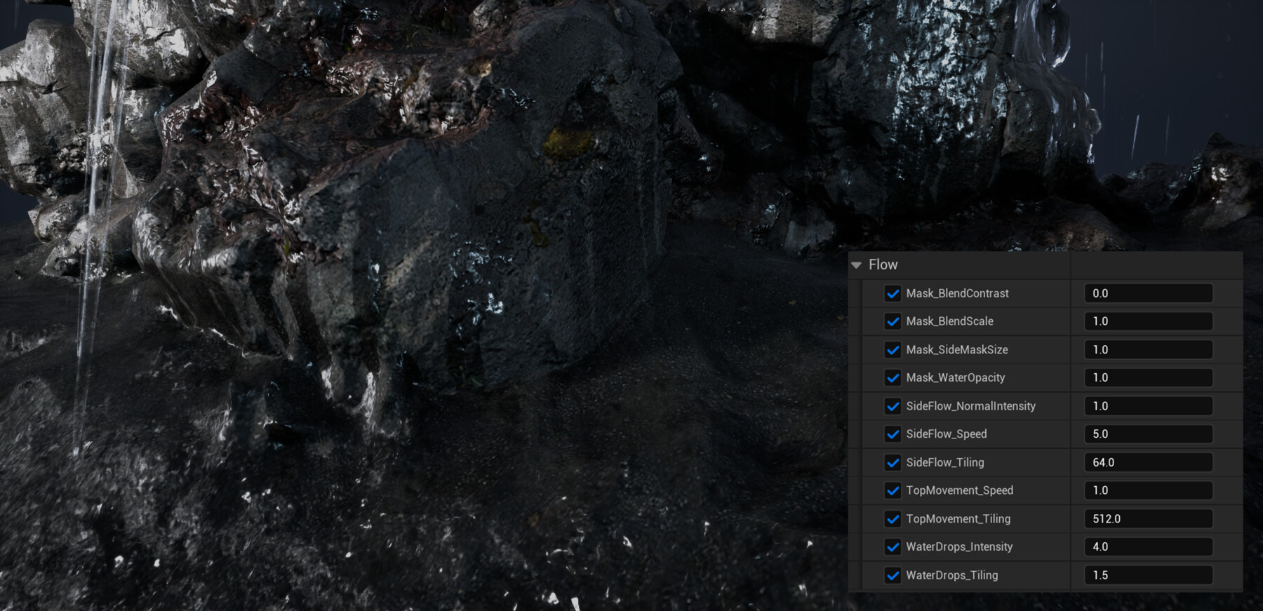ArtStation - Unreal 5 - Water Flow Simulation Material | Game Assets