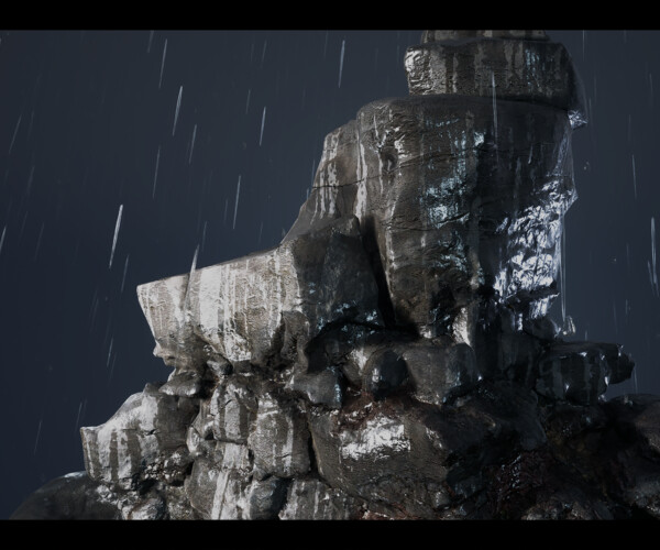 ArtStation - Unreal 5 - Water Flow Simulation Material | Game Assets