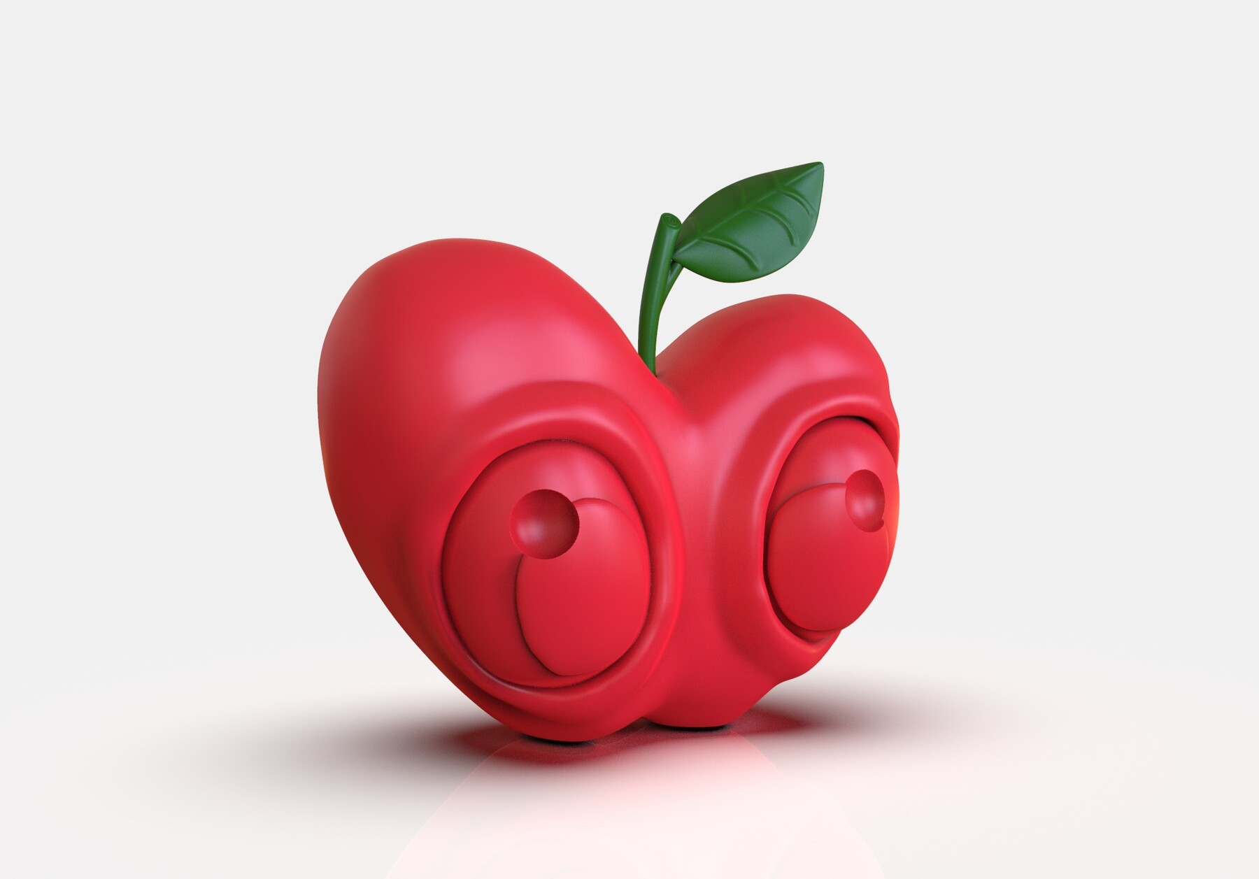 ArtStation - Stylized Little Apple Figurine | Resources